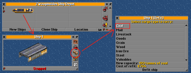 OpenTTD | Refit